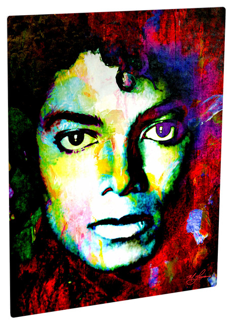 Michael Jackson "Michael JacksonS1" Metal Fine Art Print By Mark Lewis ...