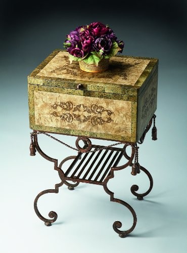 Butler Specialty Box On Stand -2985025 - Mediterranean - Side Tables ...