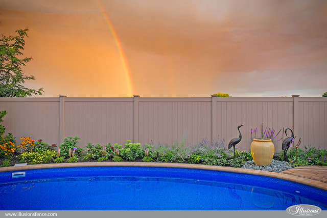 Adobe Matte Finish PVC Vinyl Fence Illusions Fence Install in New York ...