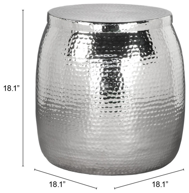 Solo Side Table Silver - Contemporary - Side Tables And End Tables - by ...