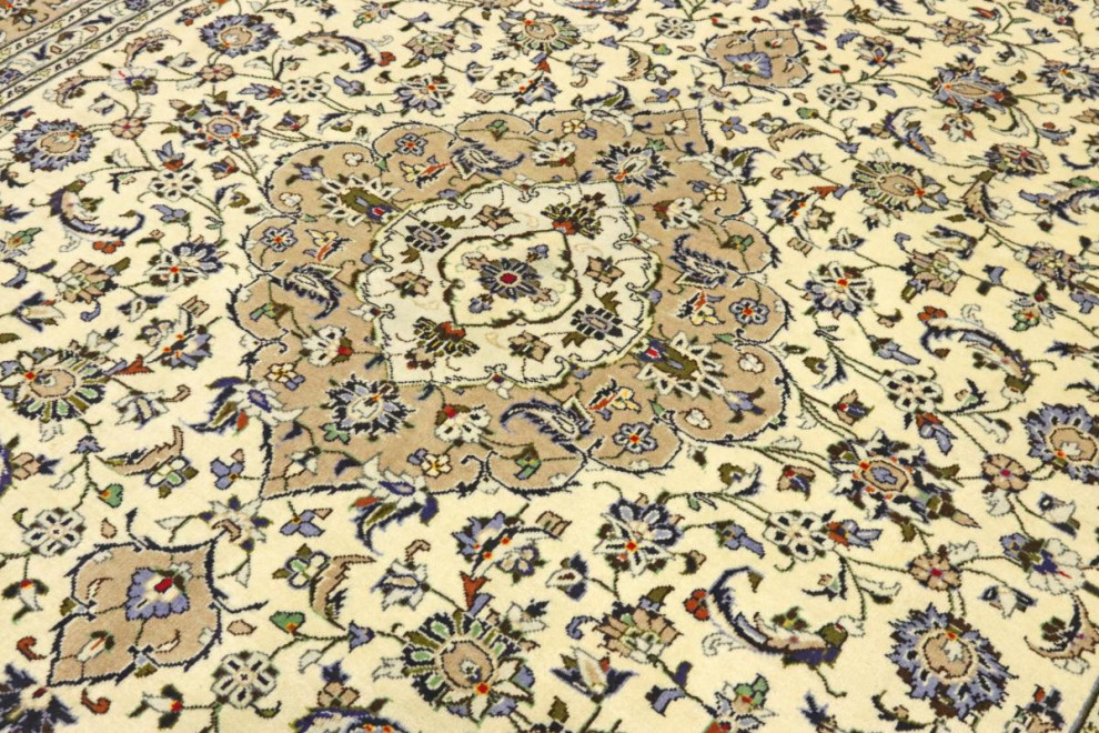 Persian Rug Keshan 11'2"x8'4", 11'2"x8'4" - Traditional - Area Rugs ...