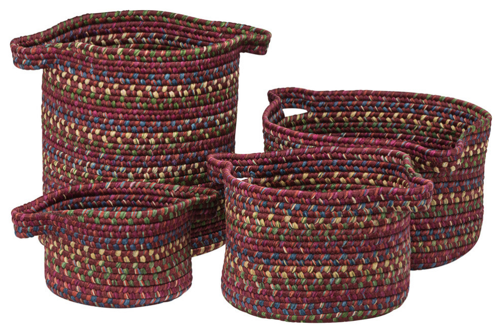 Colonial Mills Basket American Farmhouse Vintage Brick Round ...