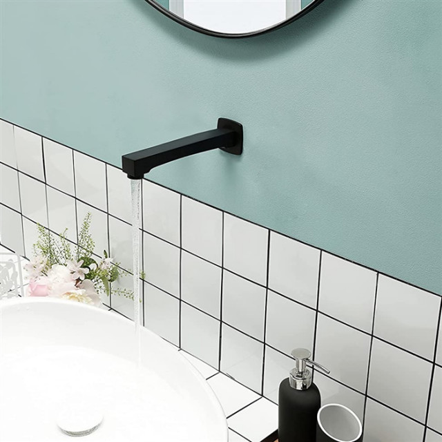Bathselect Commercial Automatic Wall Mount Motion Sensor Faucet Matte