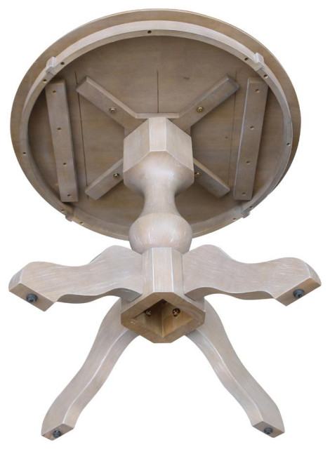 Round Top Pedestal Table - French Country - Dining Tables - by Bison ...