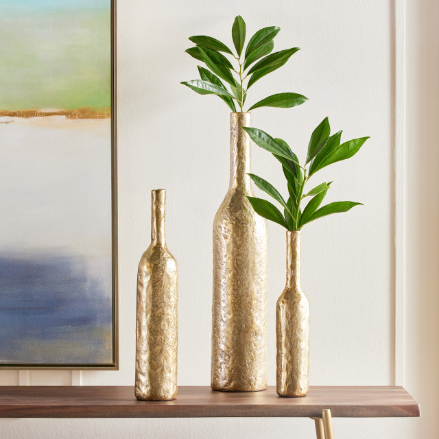 Josefina Small Gold Vase - Contemporary - Vases - by Napa Home & Garden ...