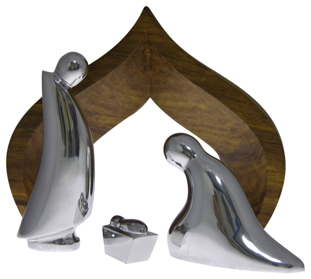 Nambe Heirloom Nativity Scene - Holiday Accents And Figurines - by ...