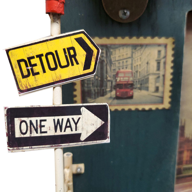 Vintage Double Decker London Bus Shadow Box, Handcrafted Home Decor ...