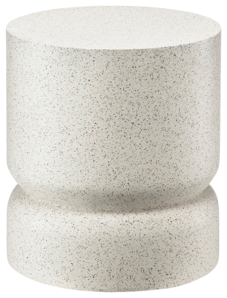 MGO Faux Terrazzo Garden Stool - Contemporary - Accent And Garden ...