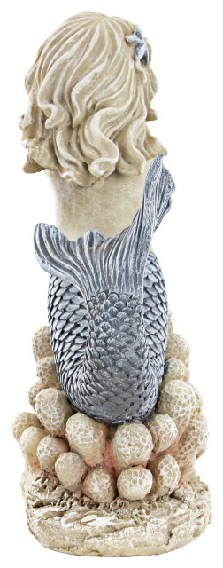 Design Toscano Little Girl Mermaid Swimming Statue - Beach Style ...