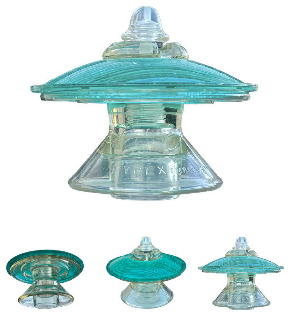 Insulator Light Pyrex with Trafficlight Lens Pendant Aqua ...