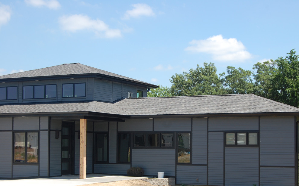 Front Porch and Clerestory - Contemporary - Chicago - by Oak Tree Homes ...