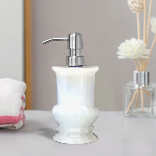 Pearl Onyx Lotion Dispenser - Traditional - Soap & Lotion Dispensers ...