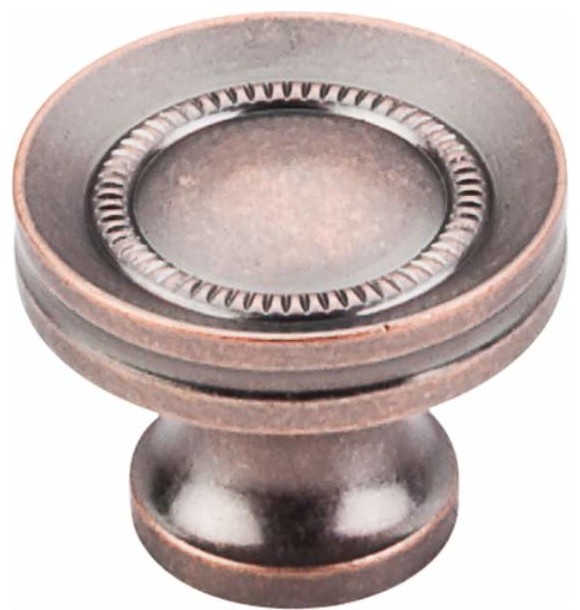 Button Face Knob - Traditional - Cabinet And Drawer Knobs - by KnobDeco ...