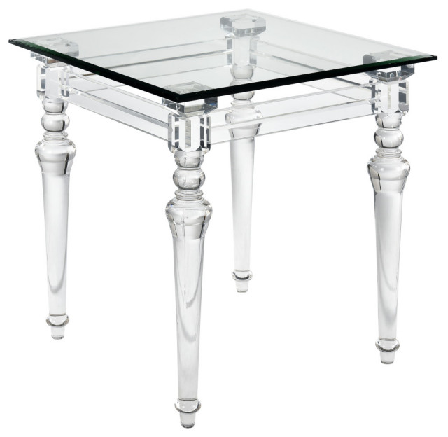 Jacobs Accent Table Square - Traditional - Side Tables And End Tables ...