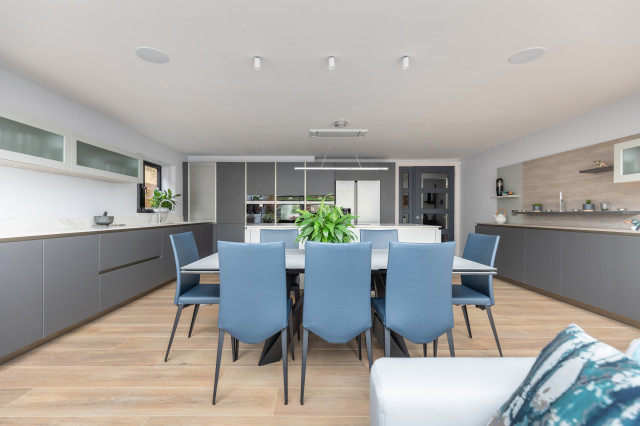 The Brighton House - RAL 7038 - Contemporary - Kitchen - Sussex - by ...