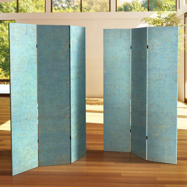 6' Tall Double Sided Voice of the Sky Canvas Room Divider ...