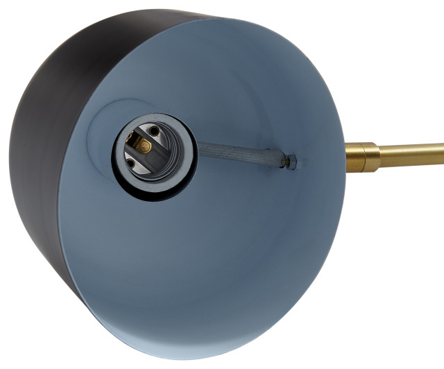 Inspired Home Brilynn Table Lamp, Marble Stone Base - Midcentury ...