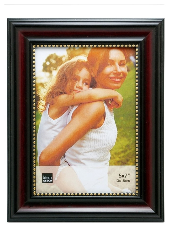 Kiera Grace Lucy Brown Plastic Gold-Beaded Wall & Tabletop Picture ...