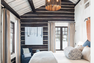 Cozy Guest Cabin - Rustic - Other - by Snake River Interiors | Houzz