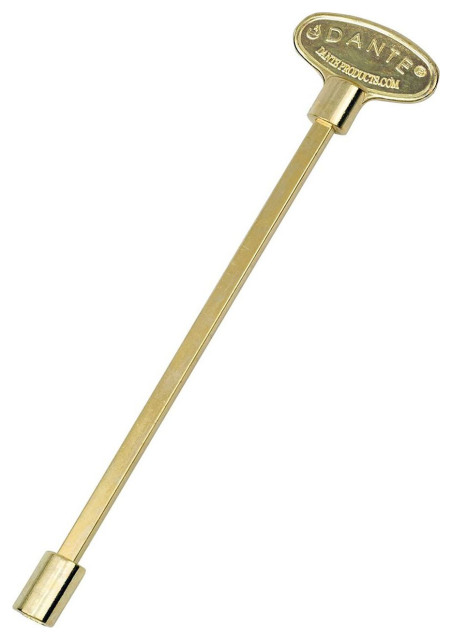Dante 24" Universal Gas Valve Key Brass - Modern - Fireplace ...