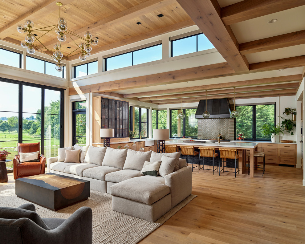 Franklin Street - Farmhouse - Living Room - Philadelphia - by Wyant ...