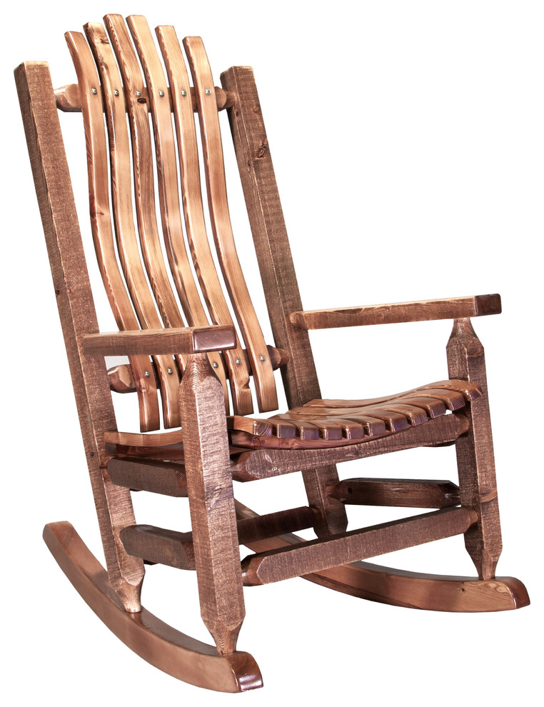Homestead Adult Rocker - Rustic - Rocking Chairs - by Montana Woodworks ...