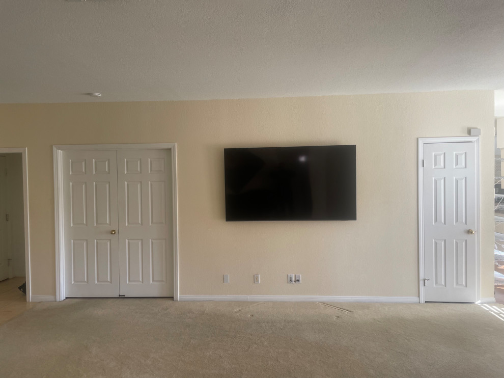 Minimalist Living Room - TV Cabinet Setup and Colors