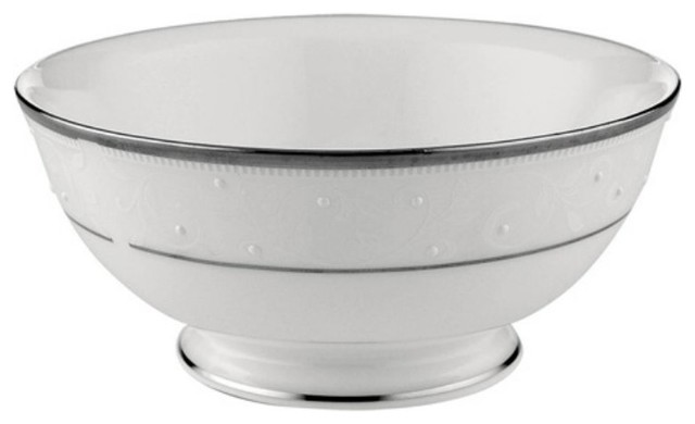 Lenox Opal Innocence Bone China Fruit Bowl - Transitional - Fruit Bowls ...