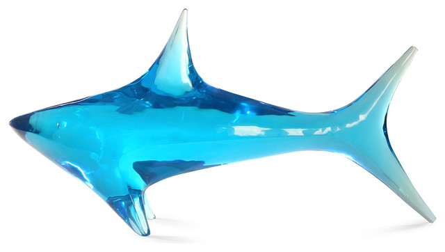 Giant Acrylic Shark - Beach Style - Decorative Objects And Figurines ...