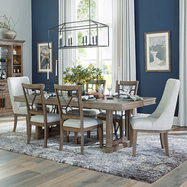 Parker House Sundance Dining Sandstone Dining Table 86"-110" x 42 ...