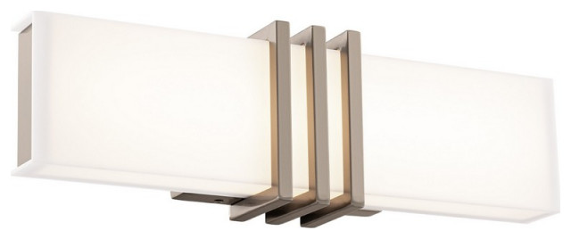 Minibar LED Bath, Brushed Nickel - Transitional - Bathroom Vanity ...