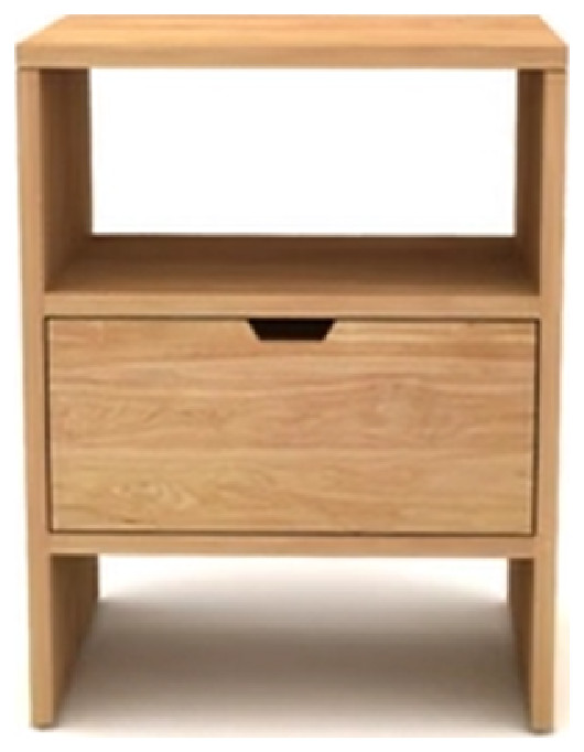 Solid Teak Vanity Unit | Tikamoon Kwarto 60 - Transitional - Bathroom ...