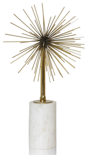 Cosmic Statue Small Gold Finish On Metal Marble Base, Small ...