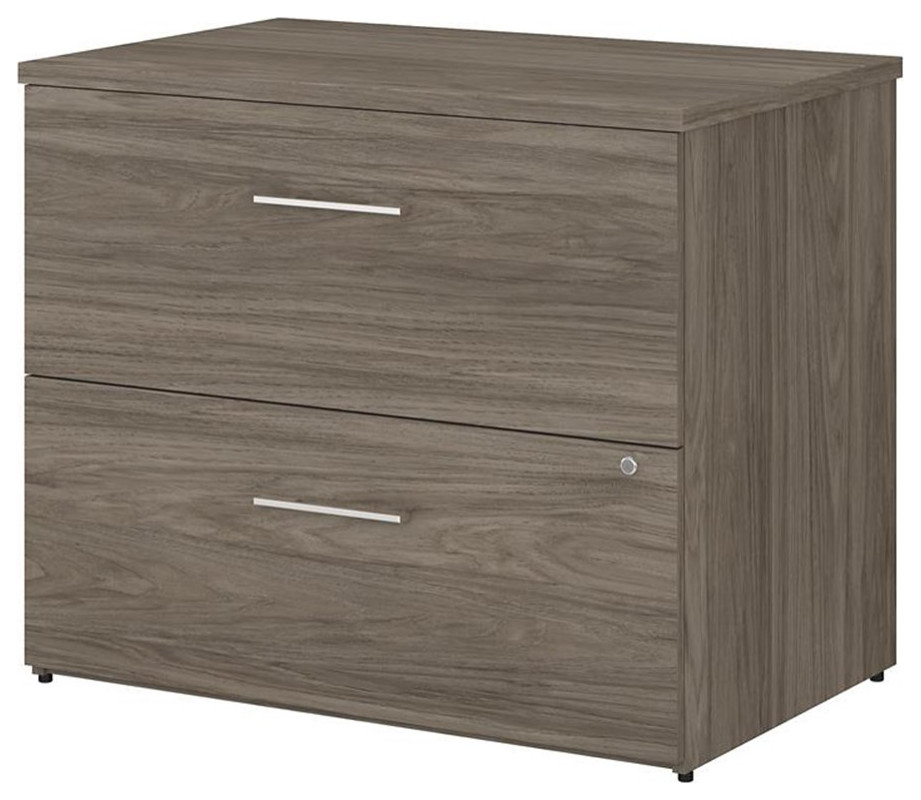 Pemberly Row 2 Drawer Lateral File Cabinet in Modern Hickory ...