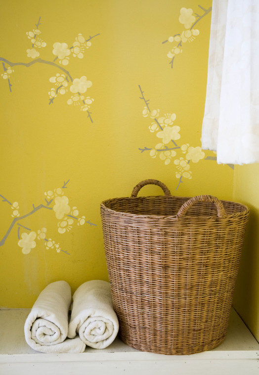 Japanese Wall Stencils - Asian - Laundry Room - San Diego - by Royal ...