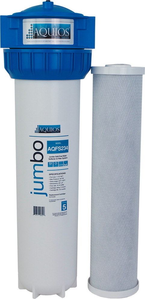 Aquios® AQFS234 Jumbo Salt Free Water Softener and Filter System ...