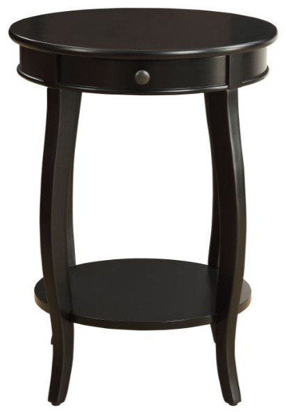 Acme Alysa Accent Table Black Finish - Traditional - Side Tables And End Tables - by Kolibri ...