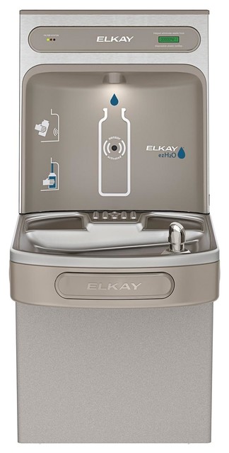 Elkay EZH2O Bottle Filling Station With 1 ADA Cooler, Filtered, Non-Refrigerated - by The Stock ...