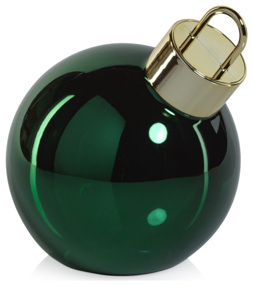 LED 6" Glass Tabletop Ball Ornaments, Set of 2 - Christmas Ornaments ...