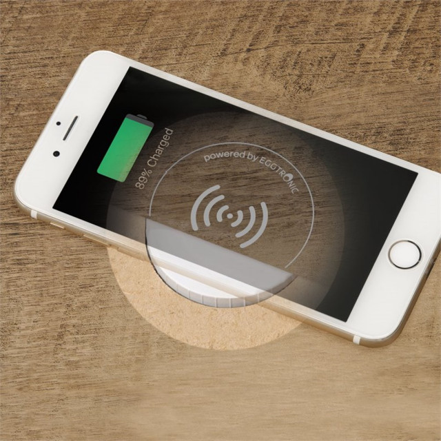 Sauder Hidden Wireless Qi Compatible Charger in Black and White ...