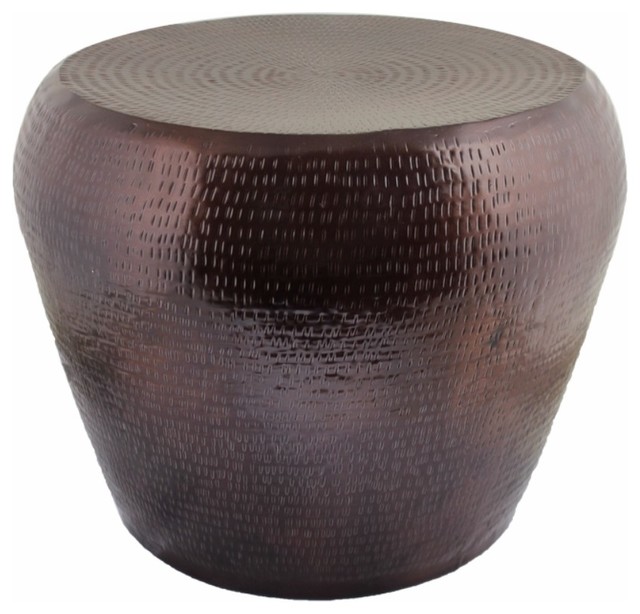 Metal Stool, Bronze - Transitional - Accent And Garden Stools - by ...