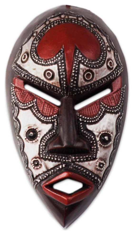 Novica Handmade African Lover African Wood Mask - Tropical - Wall ...