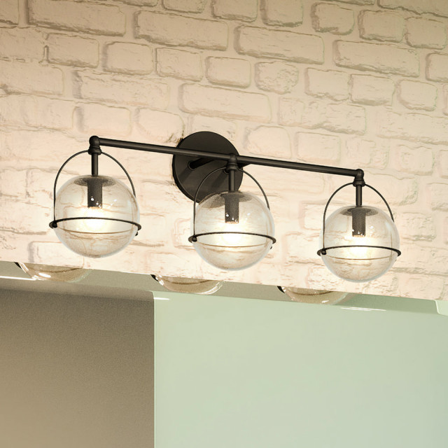 Luxury Industrial Bath Light, Matte Black, UEX2715 - Contemporary ...
