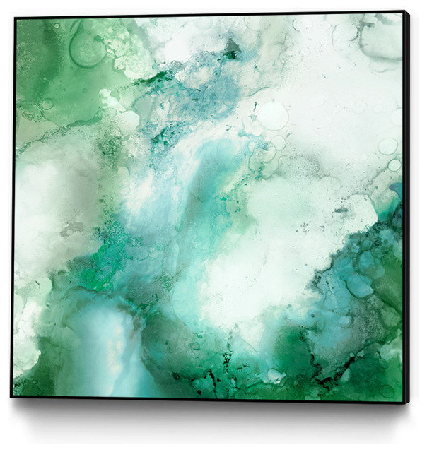 "Zen Panel III" Art block Framed Canvas, 20"x20" - Contemporary ...