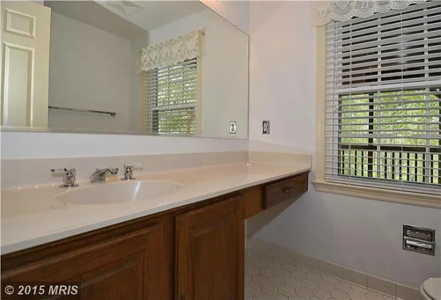 Awkward Powder room size