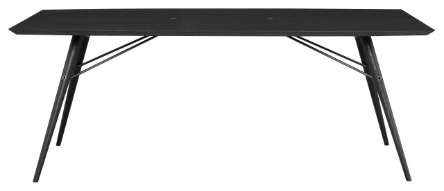 Piper Dining Table, Ebonized - Midcentury - Dining Tables - by Nuevo ...