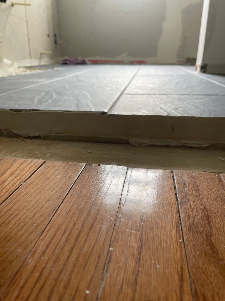 How do merge a 2 inch floor difference