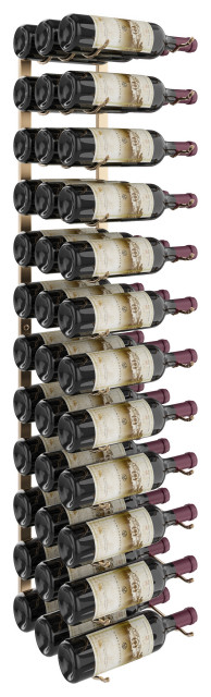 W Series Wine Rack 4 Wall Mounted Metal Bottle Storage, 36 Bottles ...