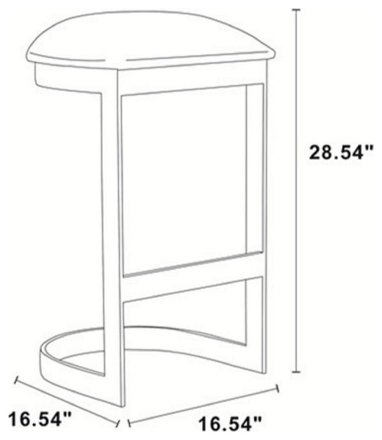 Aura Bar Stool, White and Polished Brass, Set of 3 - Contemporary - Bar ...