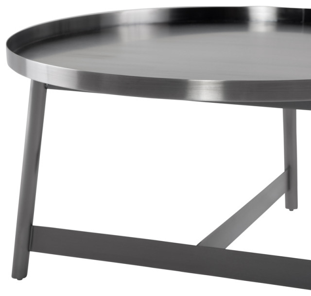 Landon Graphite Coffee Table - Midcentury - Coffee Tables - by ...